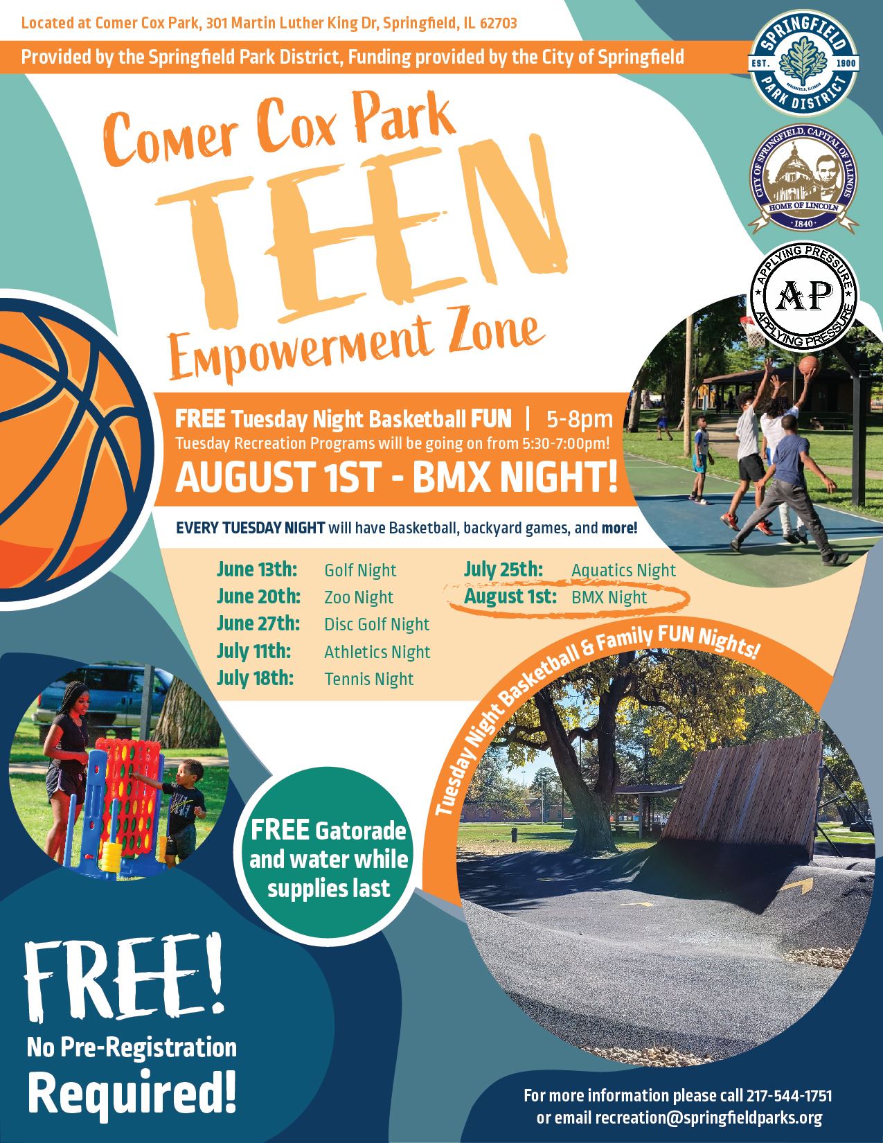 Comer Cox TEEN Empowerment Zone BMX Night! | Springfield Park District