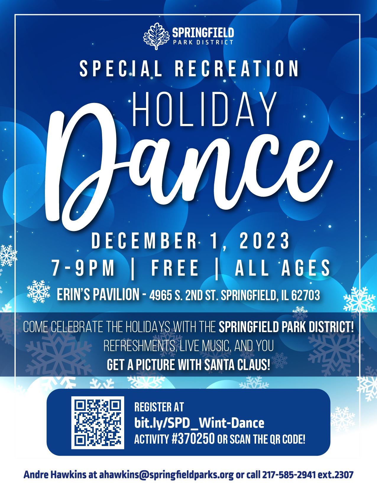 Special Recreation Holiday Dance | Springfield Park District