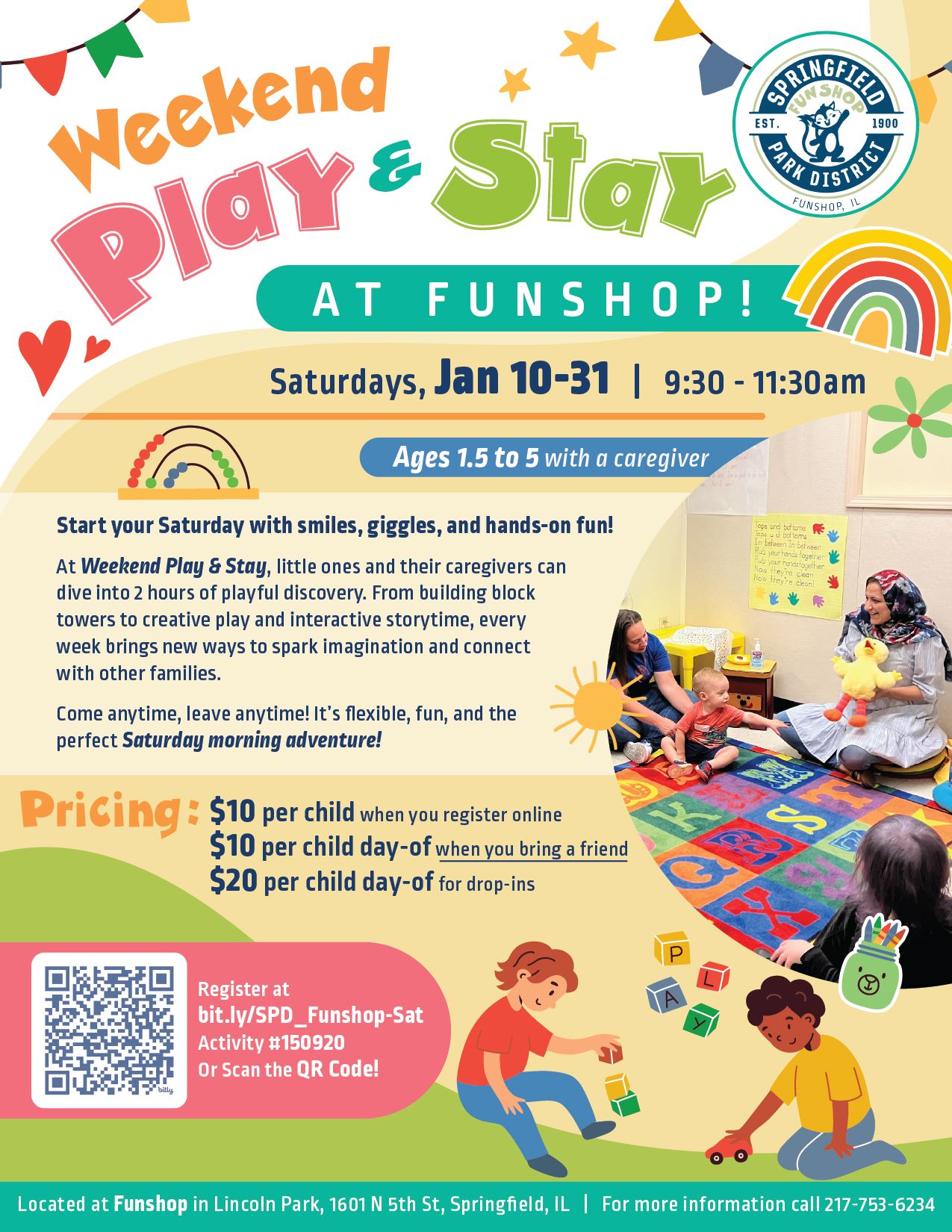 Weekend Play & Stay at Funshop! | Springfield Park District