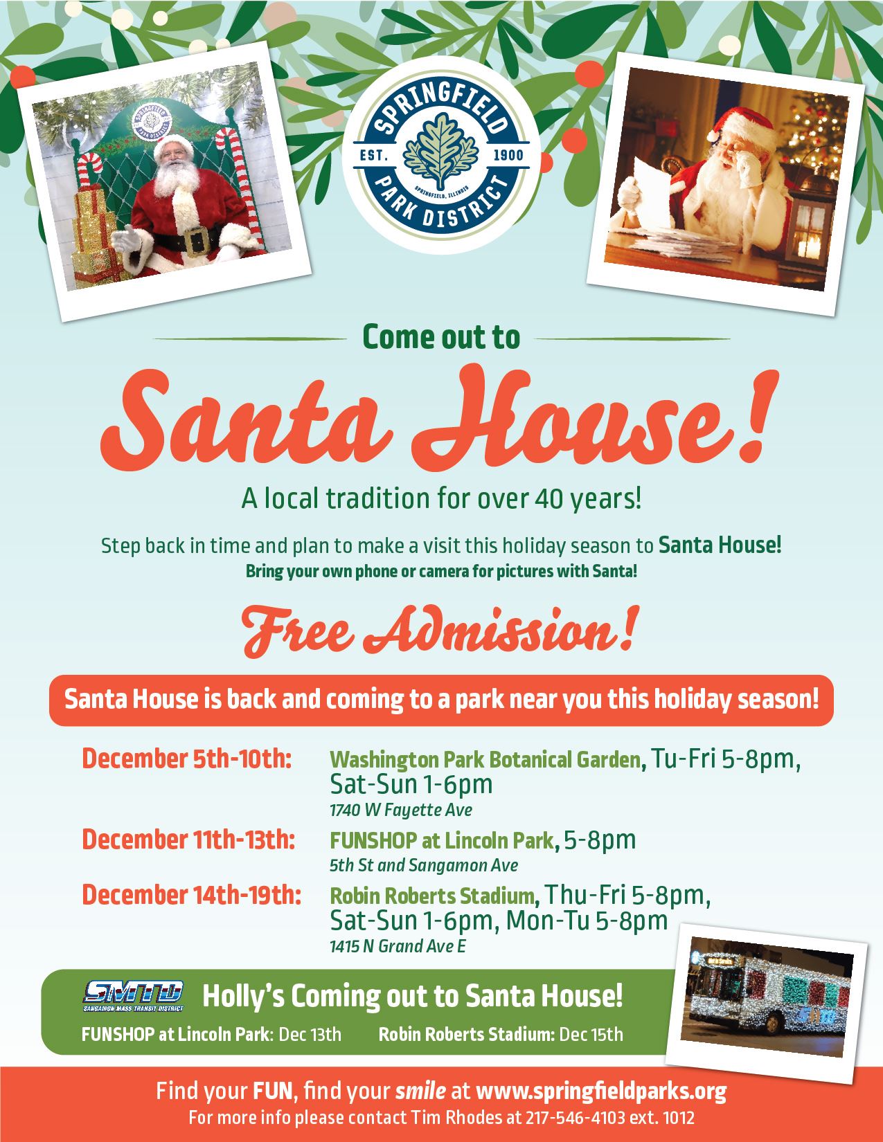 Santa House | Springfield Park District