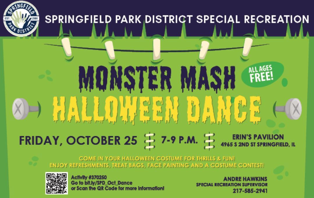 Monster Mash Halloween Dance | Springfield Park District