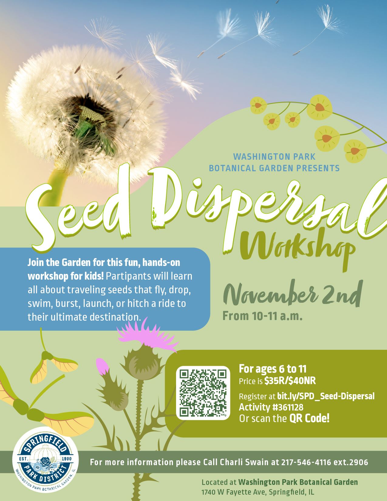 Seed Dispersal Workshop | Springfield Park District