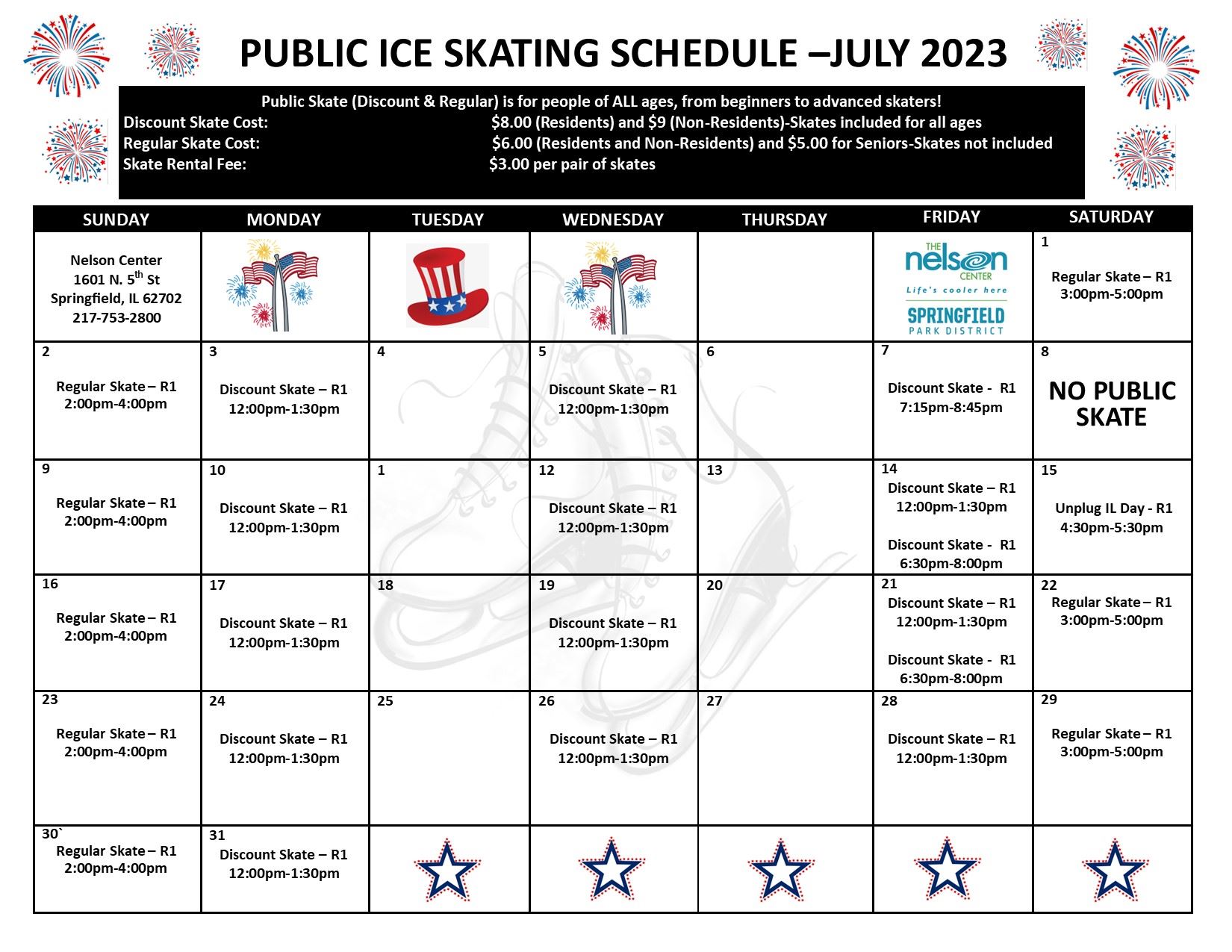 Nelson Center Ice Rink | Springfield Park District