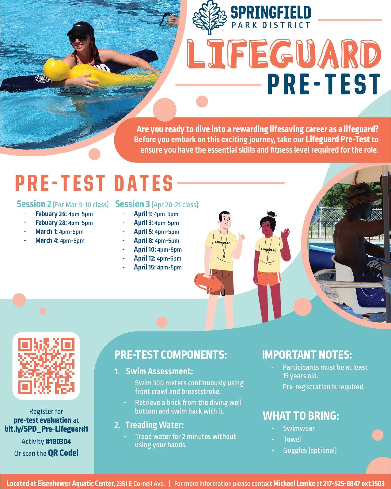 Lifeguard Pre-Test | Springfield Park District