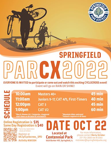 Springfield Park District Hosts Cyclocross PARCX 2022 | Springfield ...