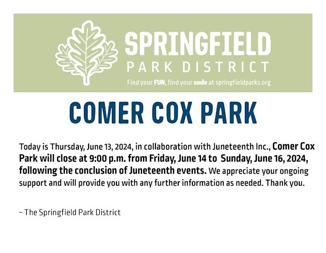 Comer Cox Park | Springfield Park District